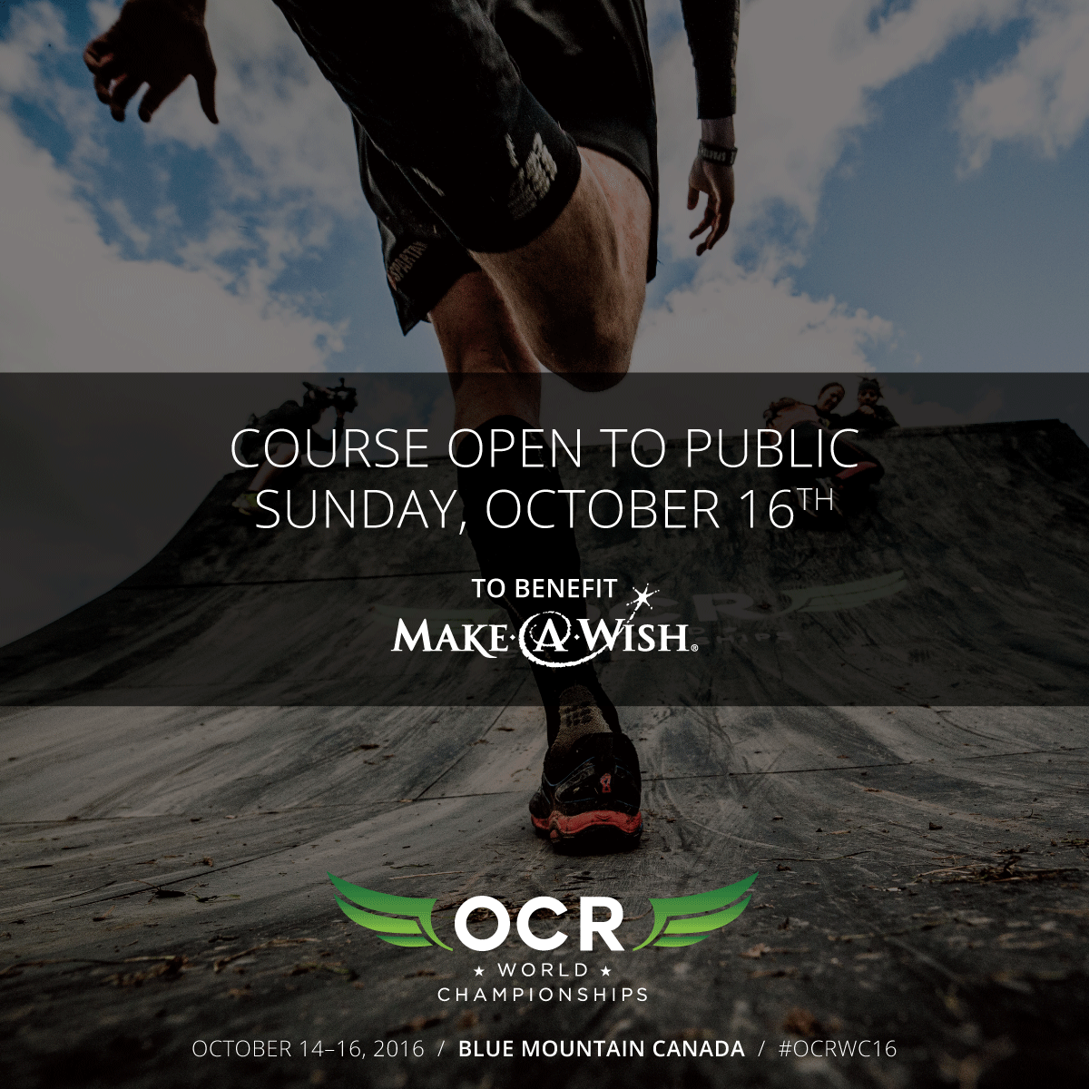 OBSTACLE COURSE RACING WORLD CHAMPIONSHIPS TEAMS UP WITH MAKE-A-WISH ...